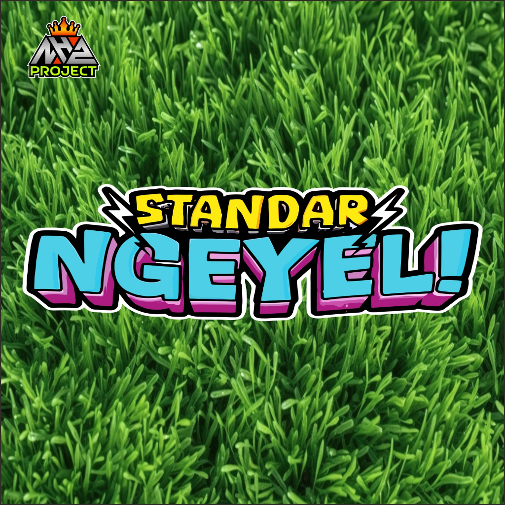 Jual stiker kata kata STANDAR NGEYEL stiker cutting | Shopee Indonesia