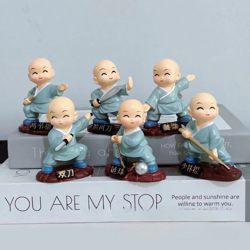 Jual Patung Pajangan Shaolin mini kungfu kongfu biksu monks dekorasi ...