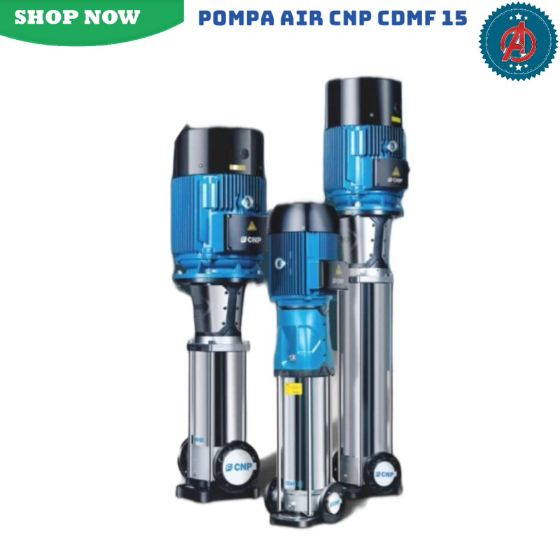 Jual Pompa Air CNP CDMF 15-6 7 1/2HP 5.5KW 380V - Pompa Booster Vertical | Shopee Indonesia