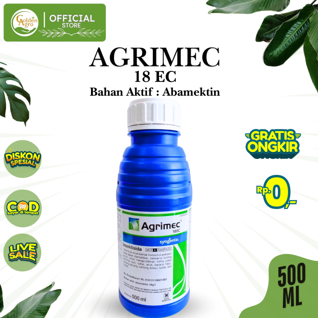 Jual INSEKTISIDA AGRIMEC 18EC EC 500ML ML PEMBASMI THRIPS | Shopee Indonesia