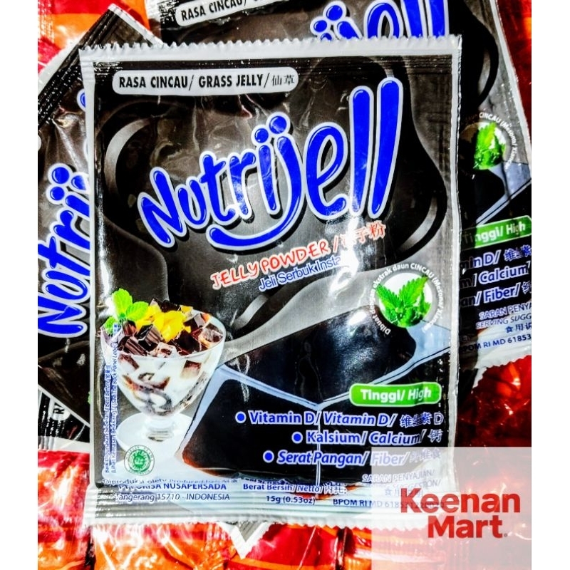Jual Nutrijell Jelly Powder Rasa Cincau/Grass Jelly 15g | Shopee Indonesia