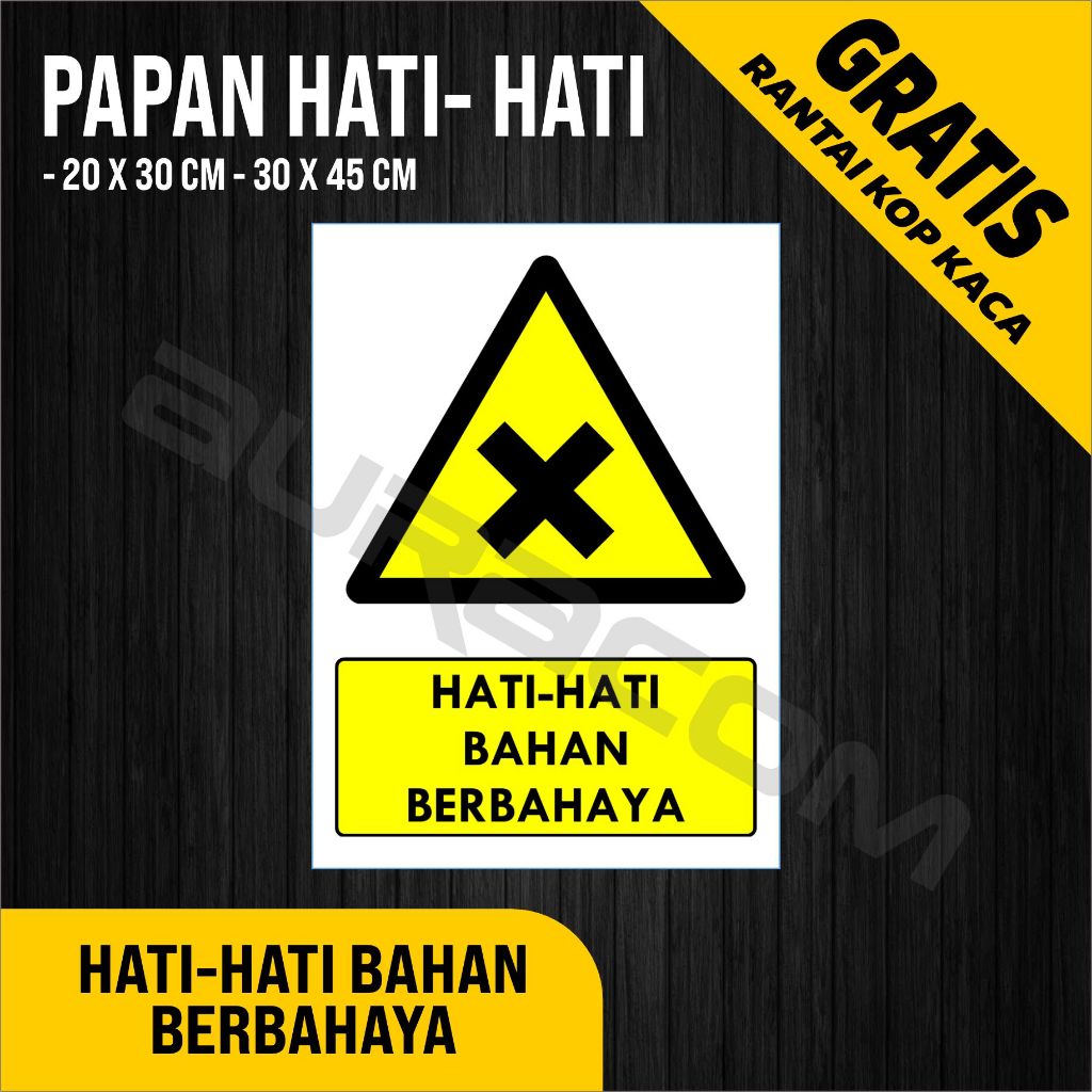 Jual PAPAN AKRILIK, PAPAN WASPADA - KESELAMATAN KERJA, AKRILIK CUSTOM ...