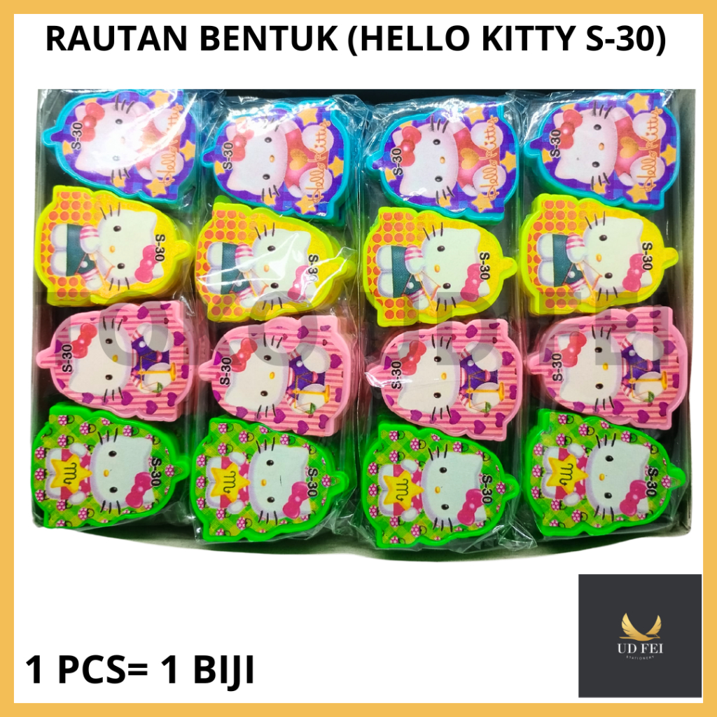 Jual (1 PCS=1 BIJI S-30 HELLO KITTY) RAUTAN BENTUK/ OROTAN HELLO KITTY ...