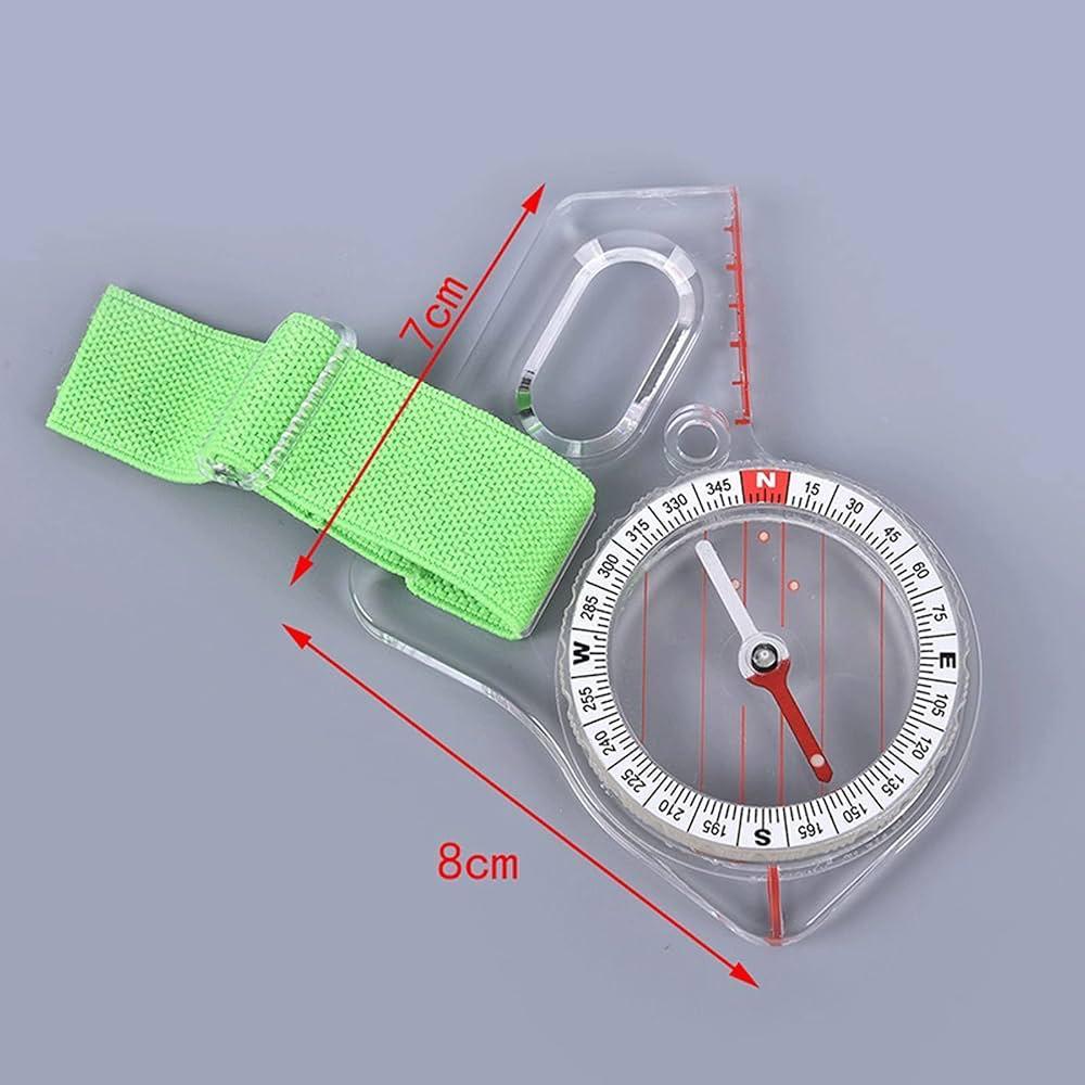 Jual Compass Orienteering with Luminous Point ABS Multifunction kompas ...