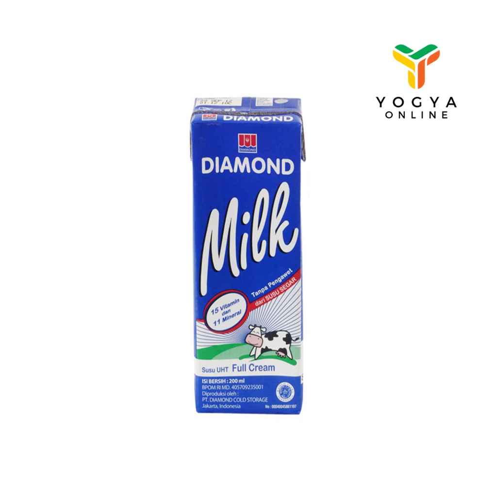 Jual Diamond Uht Full Cream 200Ml | Shopee Indonesia