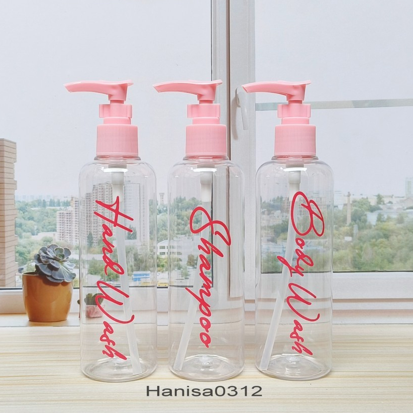 Jual BOTOL PUMP LOTION 250ML REFILL MEWAH DAN ELEGAN WARNA BENING TUTUP ...