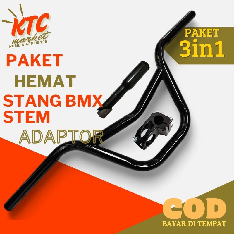 Jual KTC - Handlebar Stang Stem Sepeda BMX Material Steel | Shopee ...
