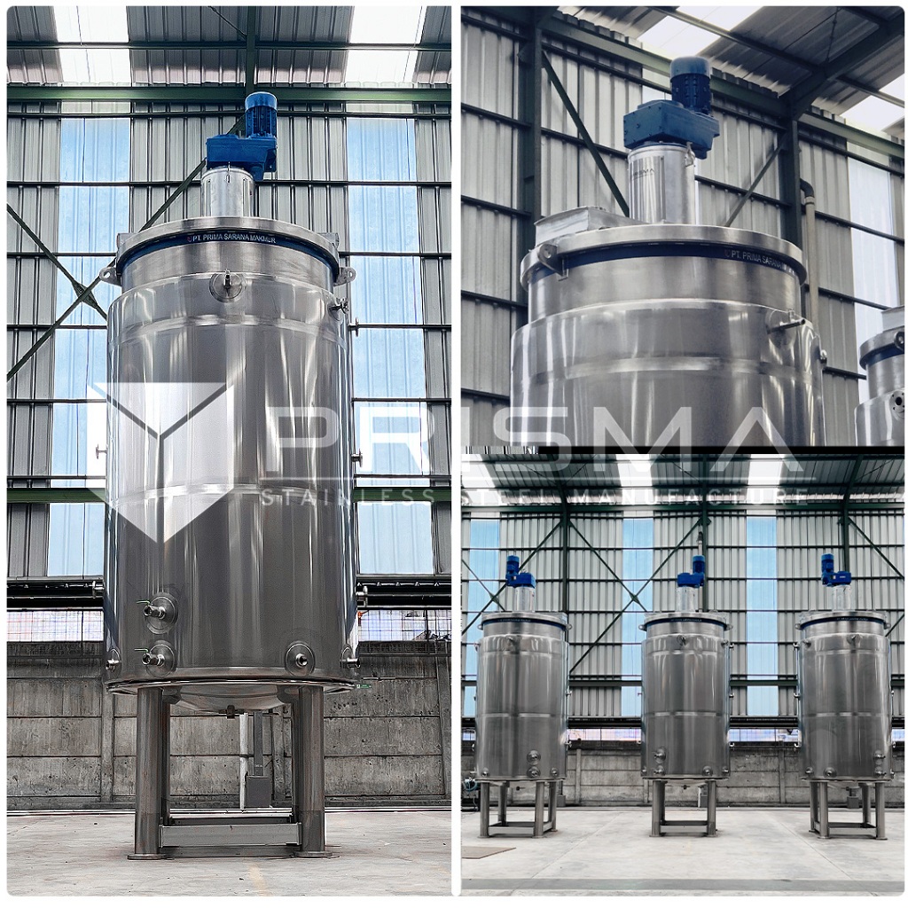 Jual Planetary Agitator Tangki Mixer 6.000 liter, proses mixing ...