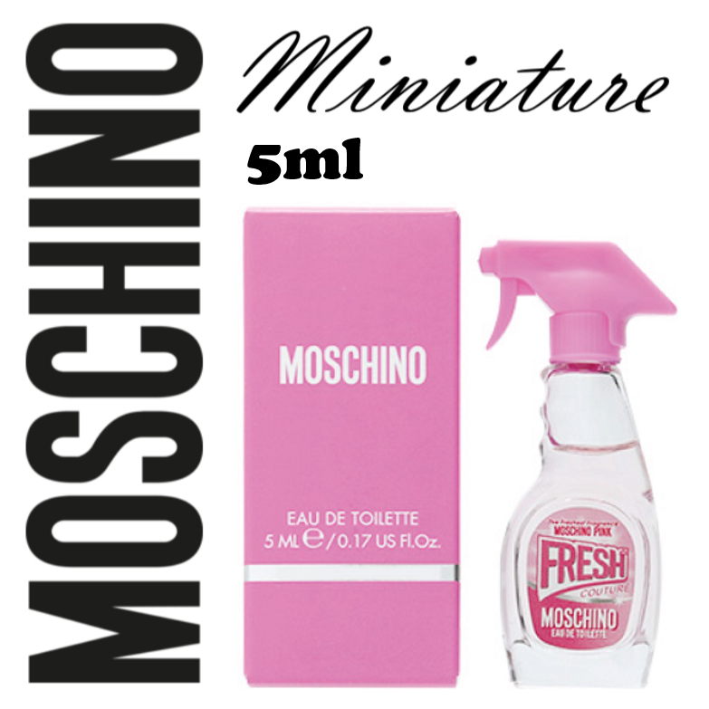 Jual MOSCHINO Pink Fresh Couture EDT 5ml MINIATURE (MINI SIZE) (Parfum ...