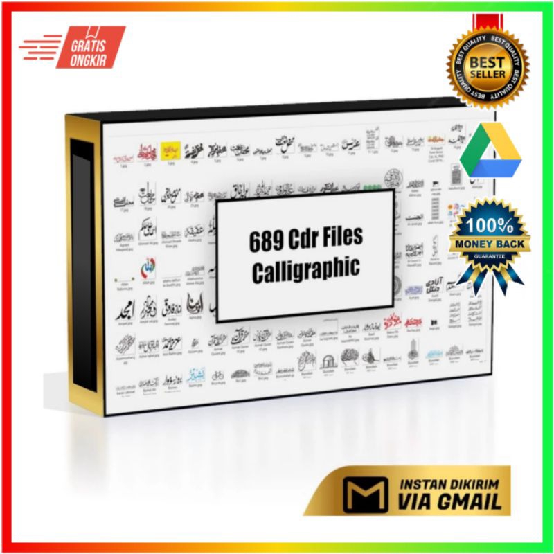 Jual 689 Cdr Files Calligraphic - Desain Kaligrafi - Template | Shopee ...