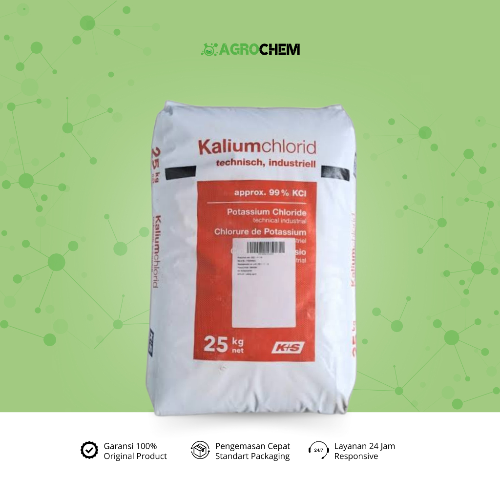 Jual KCl Kalium Chloride Klorida Garam Alkali Pupuk Pertumbuhan & Akar ...