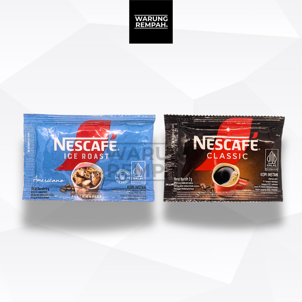 Jual Nescafe Classic Ice Roast Sachet Kopi Tanpa Ampas | Shopee Indonesia