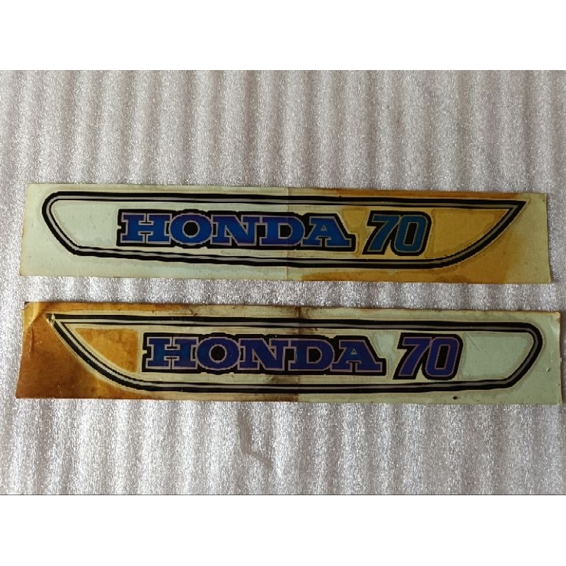 Jual striping honda c70 original nos Made in japan set kiri kanan ...