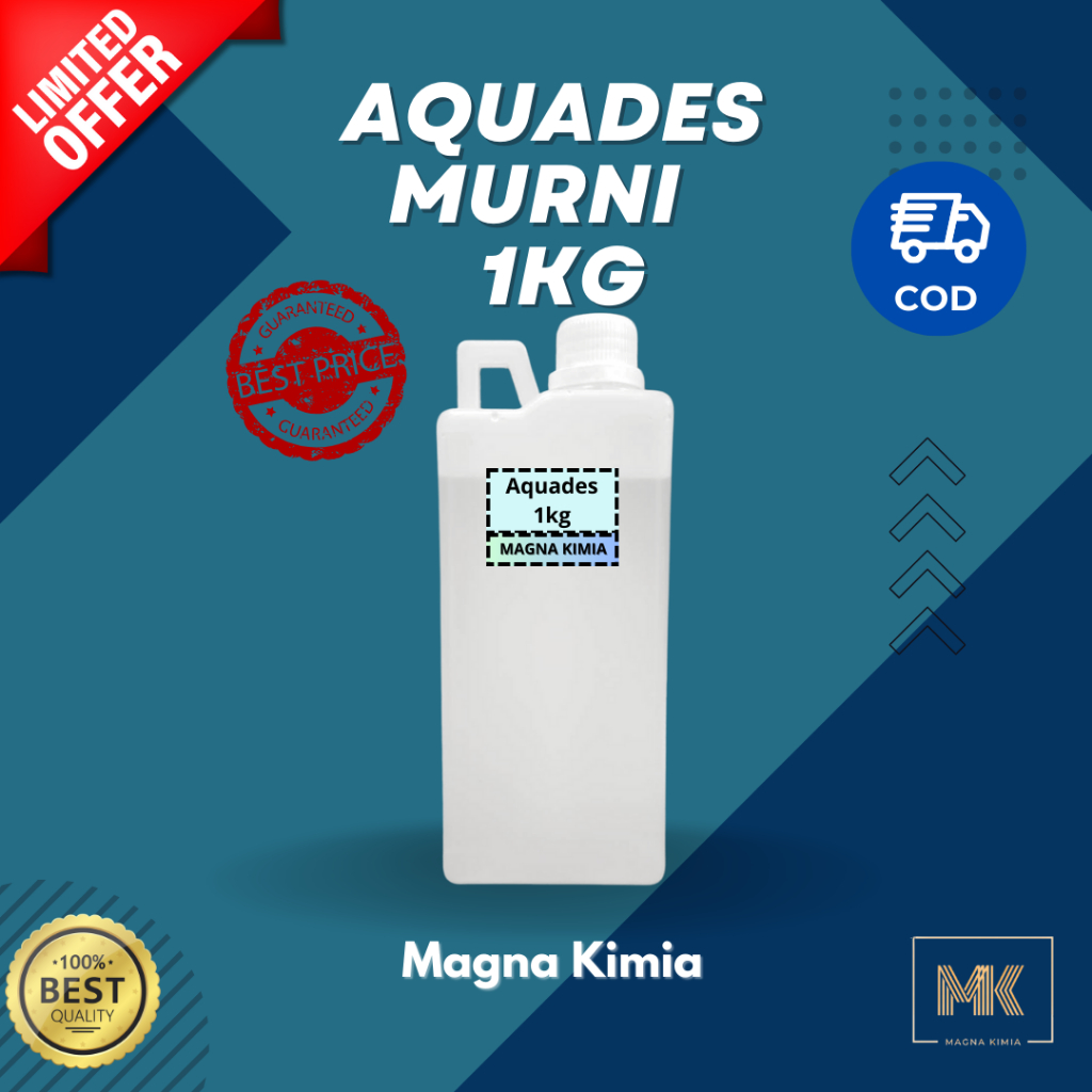 Jual Aquadest / destiled water / air suling 1liter | Shopee Indonesia