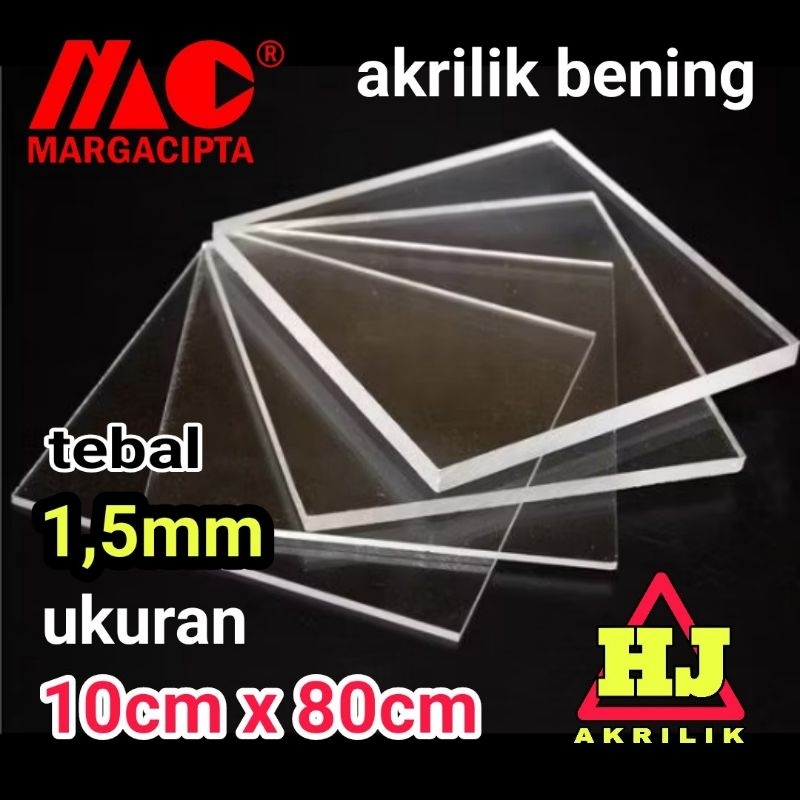 Jual Akrilik 1,5mm bening 10 x 80 akrilik lembaran Acrylic clear mika lembaran akrilik termurah ...