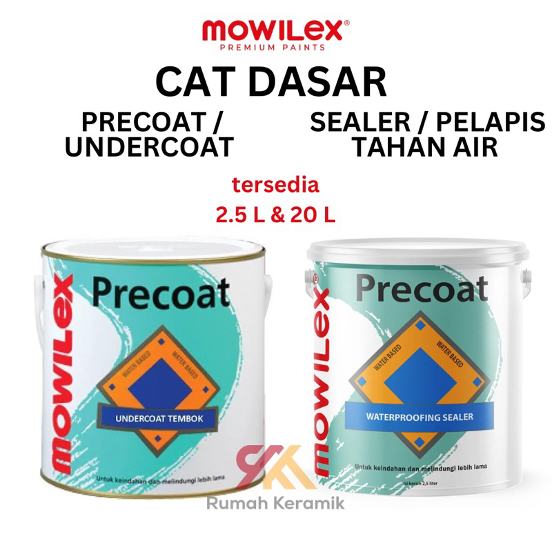 Jual CAT DASAR Mowilex PRECOAT & SEALER Paint 2.5 L | Cat Tembok Cat ...