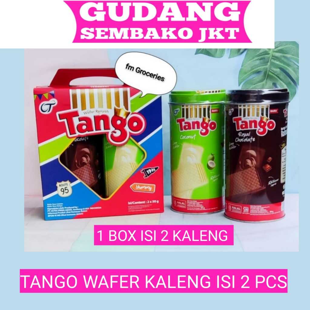 Jual tango wafer kaleng isi 2 kaleng | Shopee Indonesia
