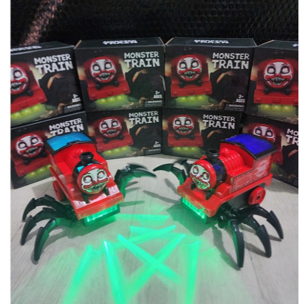 Jual MAINAN ANAK MONSTER TRAIN LABA LABA BUMP AND GO LAMPU CHOO CHOO CHARLES TRAIN KERETA ...