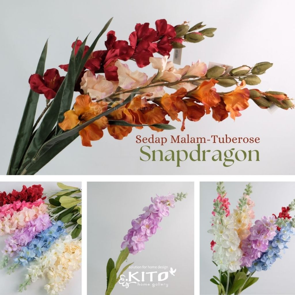 Jual KITO snapdragon artificial flower / bunga sedap malam artificial ...