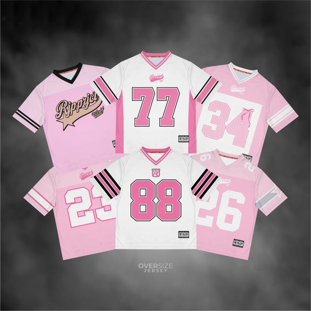 Jual RJP SUPPLY Jersey Wanita Number Series / jersey oversize / jersey ...