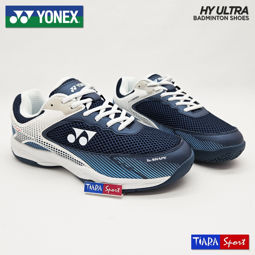 Jual Sepatu YONEX HY Ultra - White / Dark Cobalt / Jade Green ...