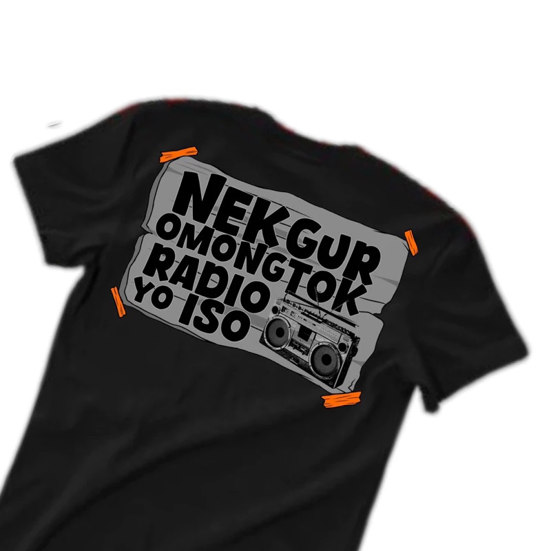 Jual Kaos Nek Gur Omong Tok Radio Yo Iso Unisex - Baju Pria Wanita ...