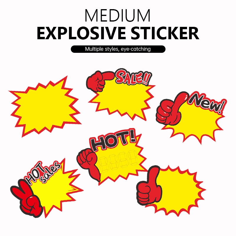 Jual COD 10Pcs Label Harga Pop Card Penjepit Harga Tulisan Promo Sale ...
