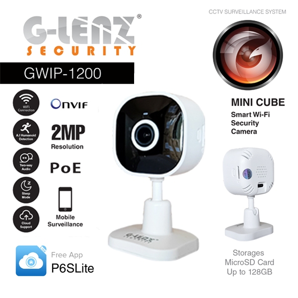 Jual GLENZ CCTV WIFI MINI CUBE 2MP - MINI CCTV INDOOR - GWIP 1200 ...
