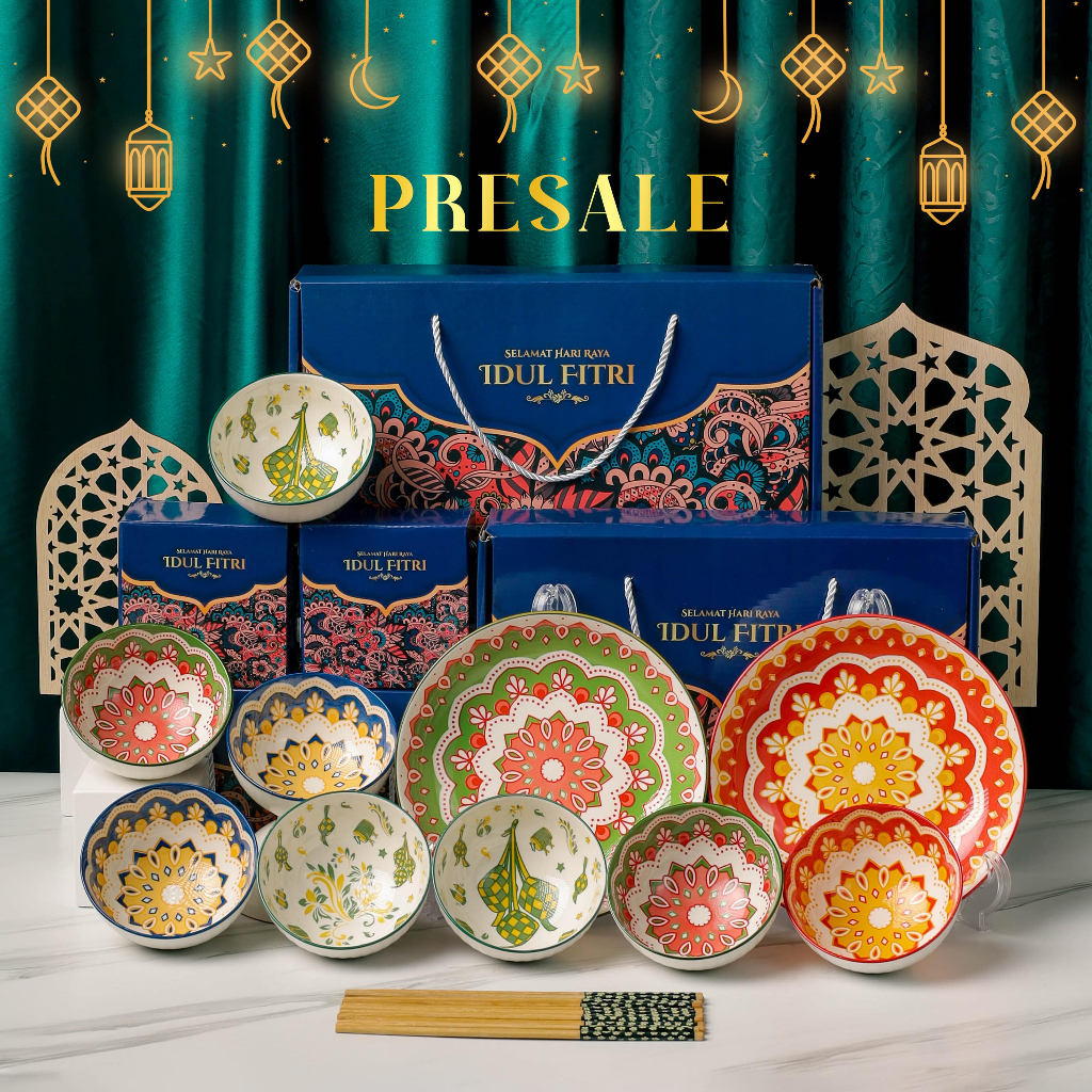 Jual [PARCEL LEBARAN] Ideame Hampers Mangkok Set Keramik Premium ...