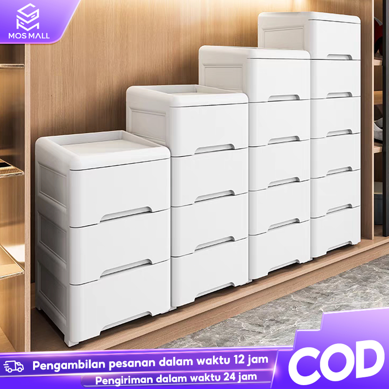 Jual 20/25CM Lemari Laci Plastik/Lemari Penyimpanan Anti Air/Lemari ...