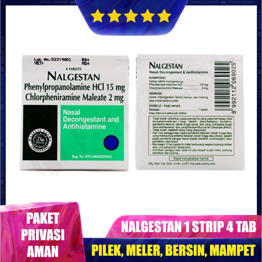 Jual Nalgestan Obat Pilek Rhinitis Alergi Bersin-Bersin Hidung Meler ...