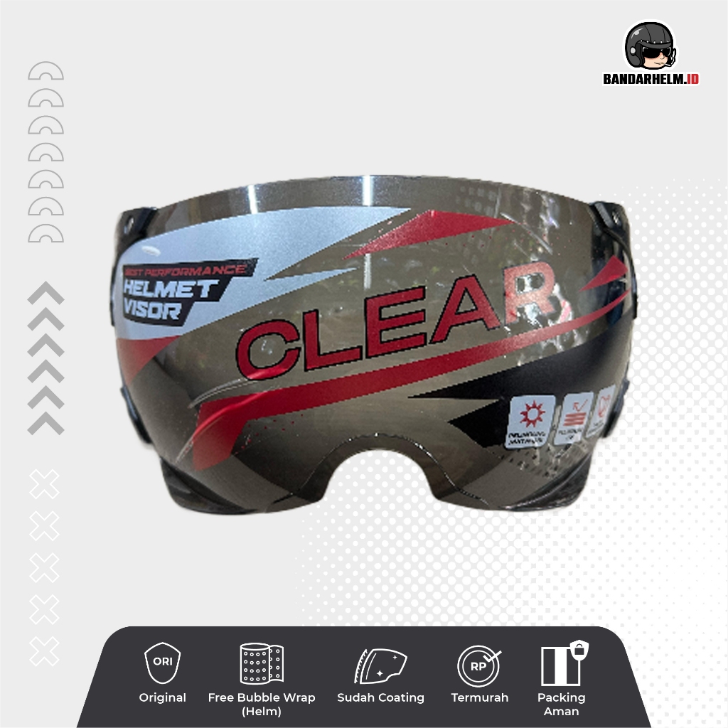 Jual Kaca helm Pilot Cakil HBC Visor helm Cakil Pilot HBC / ZEUS ...