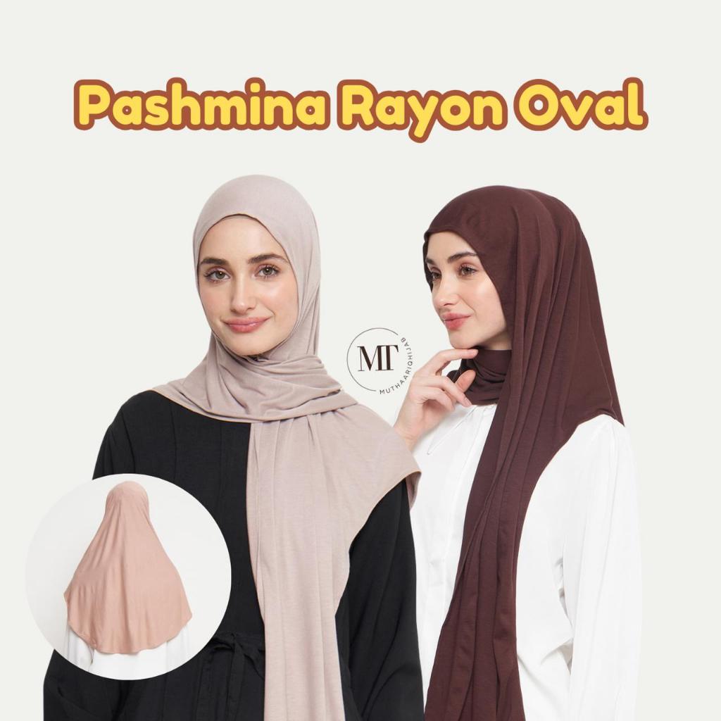 Jual Pashmina Rayon Oval Premium || Hijab Pashmina Rayon Airflow Basic ...