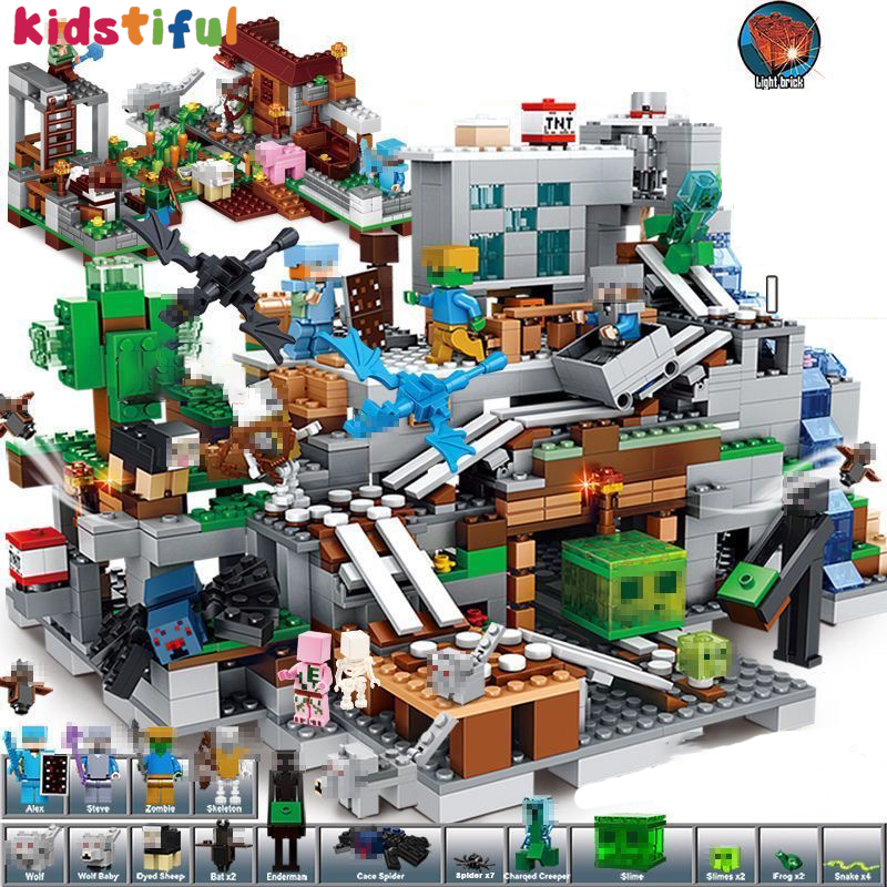 Jual 1000Pcs Mainan Balok Minicraft 3D Model Puzzle My World Susun ...