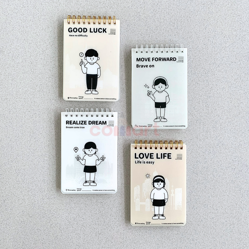 Jual Mini Notebook Memo Kecil 60 lembar Ring Spiral Vertikal A6 ...