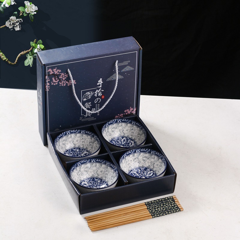 Jual Hampers Mangkok Set 2 Pcs Japanese Gift Set Souvenir Mangkuk ...