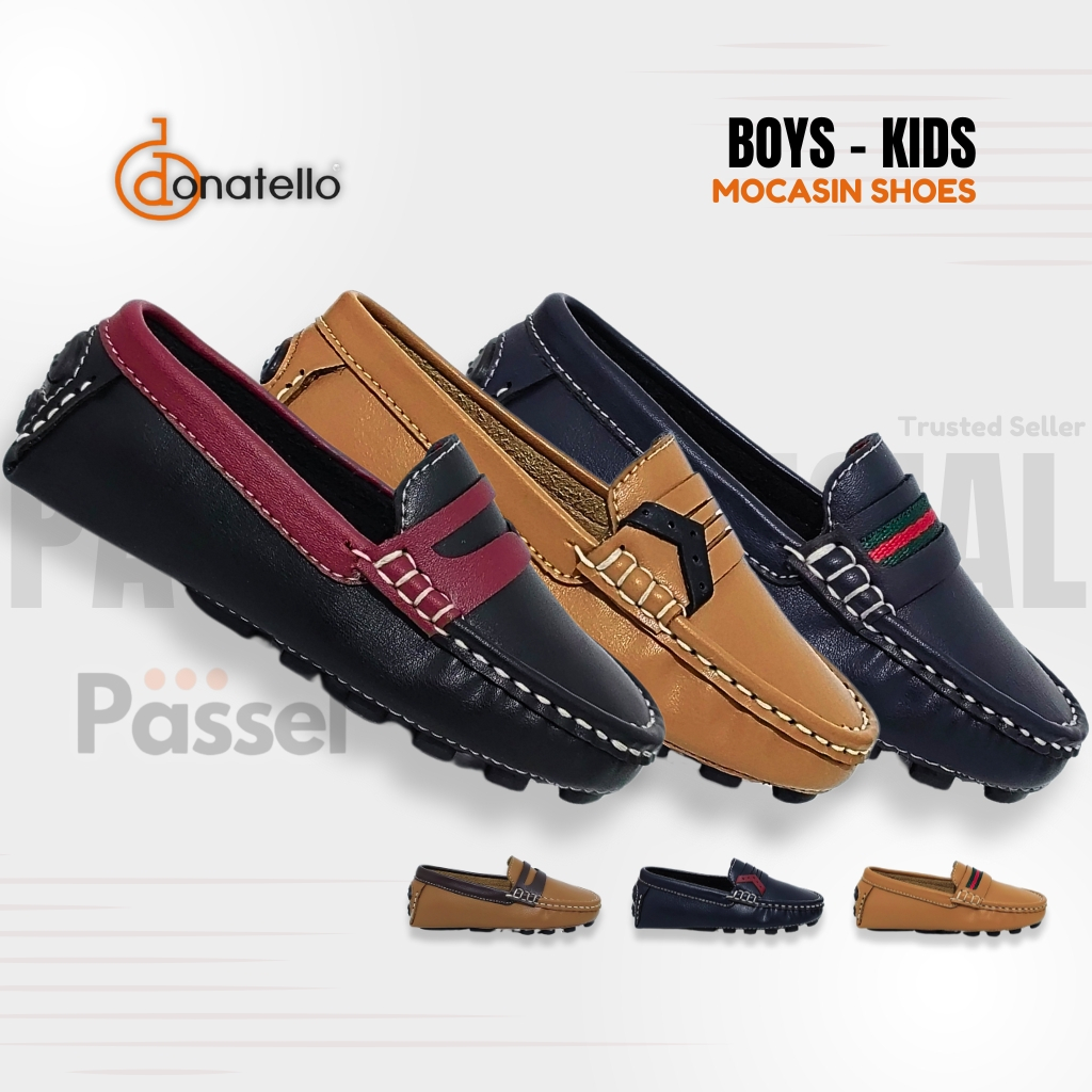 Jual Passel x Donatello Sz. 26-30 Sepatu Slip On Anak Laki-Laki Kasual ...