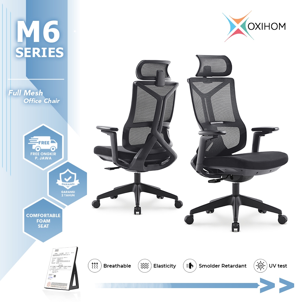 Jual Oxihom M6 Kursi Kerja Kursi Gaming Kursi Kantor Kursi Belajar ...
