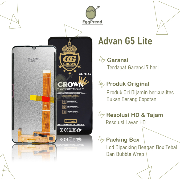 Jual LCD TOUCHSCREEN ADVAN G5 LITE ORIGINAL FULLSET COMPLETE | Shopee ...