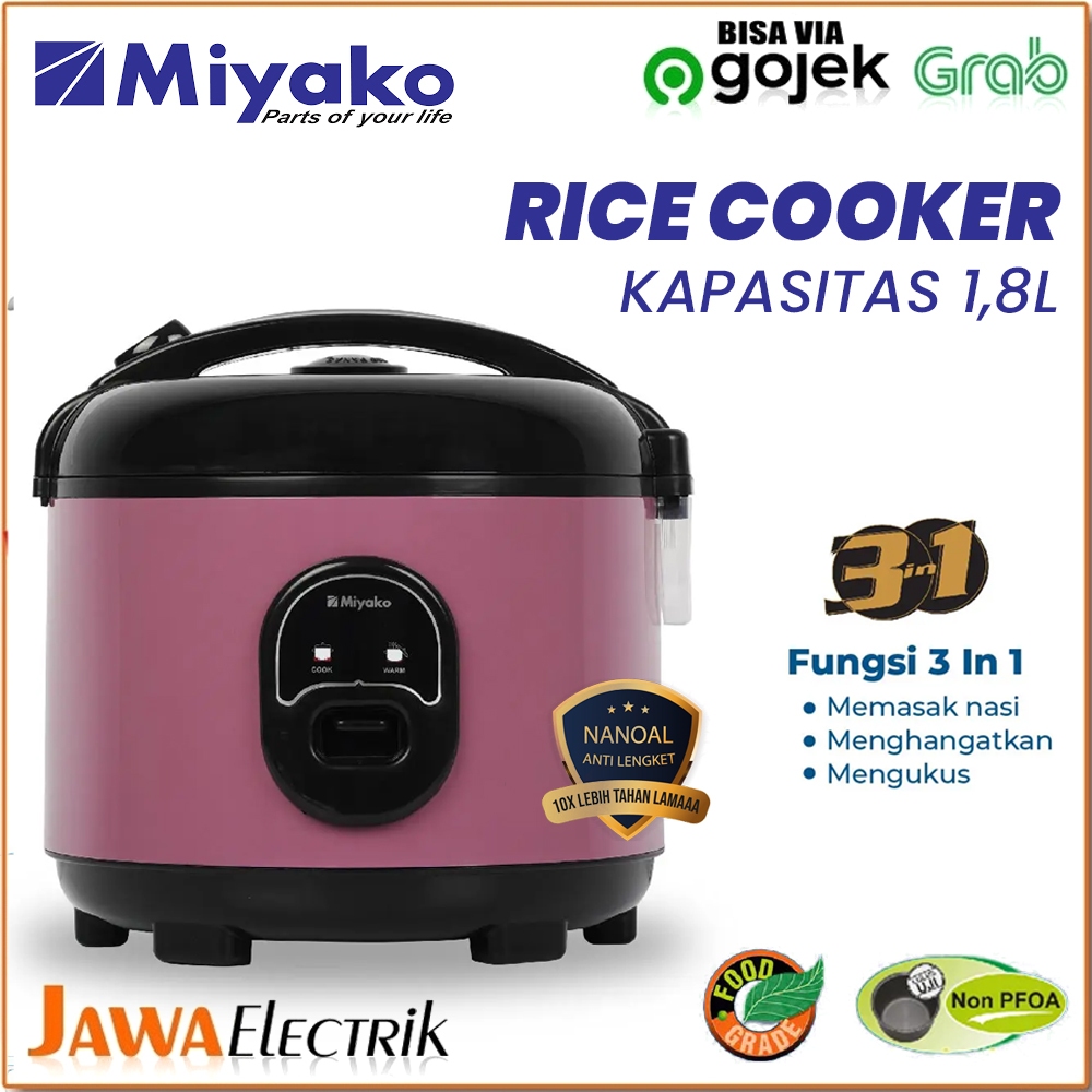 Jual Miyako Rice Cooker MCM 507 SBC Magic Warmer Plus 1.8 Liter 507SBC ...