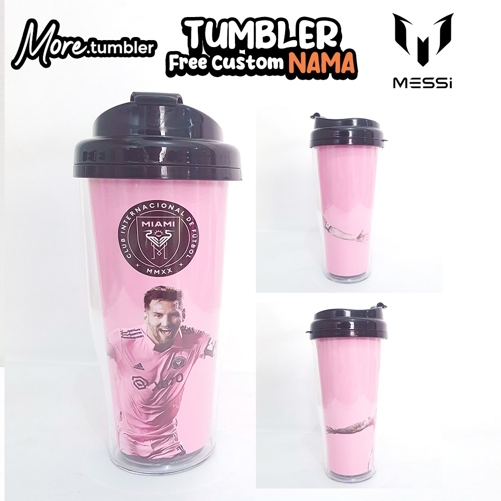 Jual Tumbler INTER MIAMI MESSI / botol minum MESSI - Inter Miami / type ...