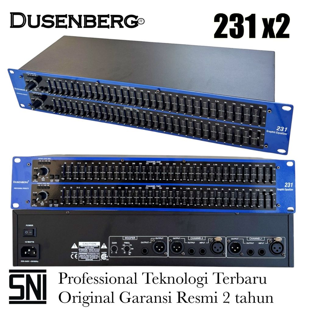 Jual Equaliser Eq Dusenberg 231 x2 Original garansi Resmi 2 tahun ...