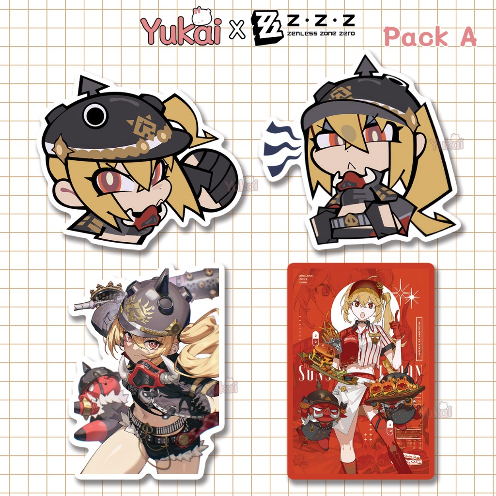 Jual Stiker Lucy Zenless Zone Zero (ZZZ) Premium - Sticker Pack Anime ...