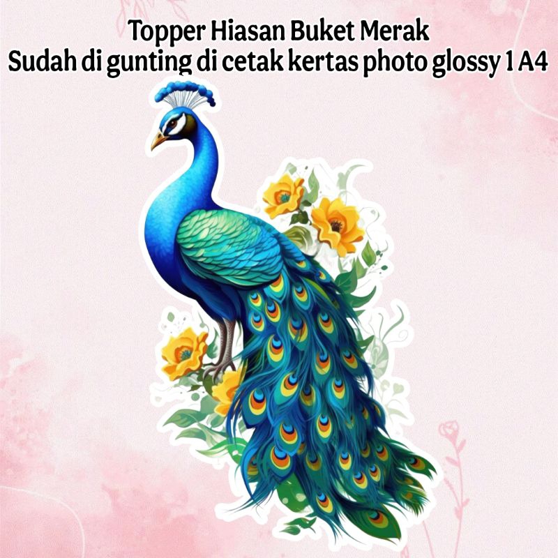 Jual Topper Buket Merak besar | Shopee Indonesia
