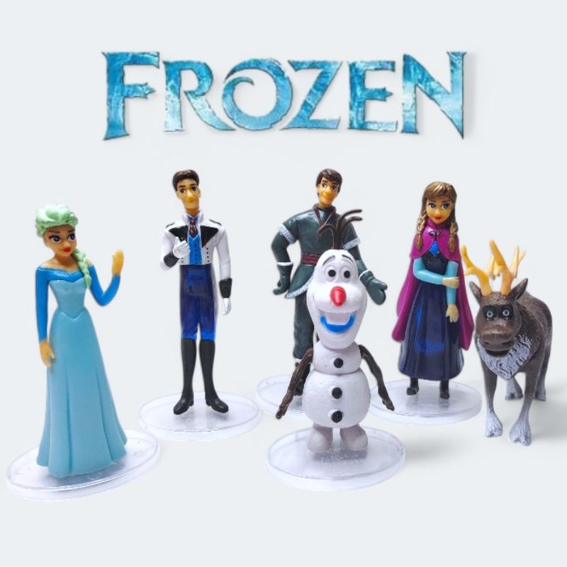 Jual 6 Pcs Action Figure Frozen 2 Anna Elsa Olaf Hans Kristoff Sven ...