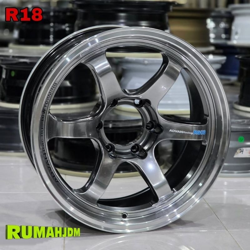 Jual velg racing mobil ring 18 ADVAN RG D2 PCD 6X139,7 velg mobil r18 untuk mobil Pajero ...