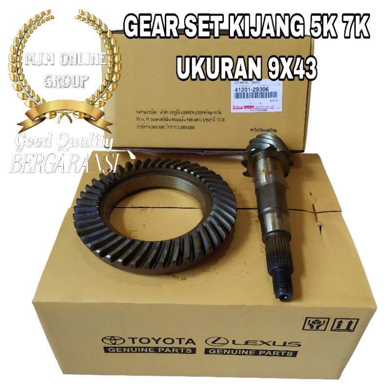 Jual GEAR SET GIGI GARDAN KIJANG 5K 7K 9X43 - GOOD QUALITY | Shopee Indonesia