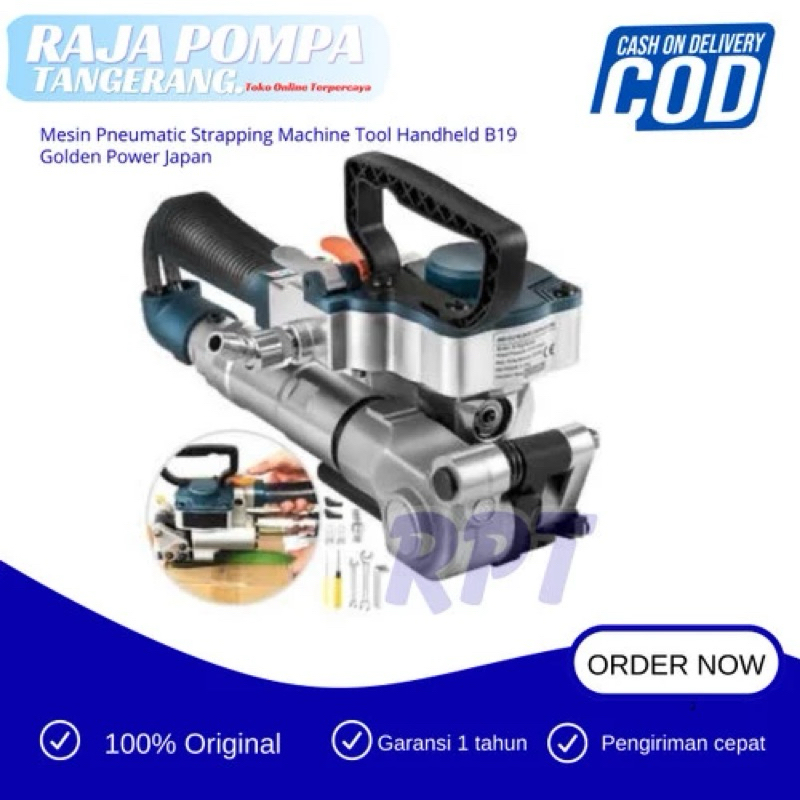 Jual Mesin Pneumatic Strapping Machine Tool Handheld B19 Golden Power ...