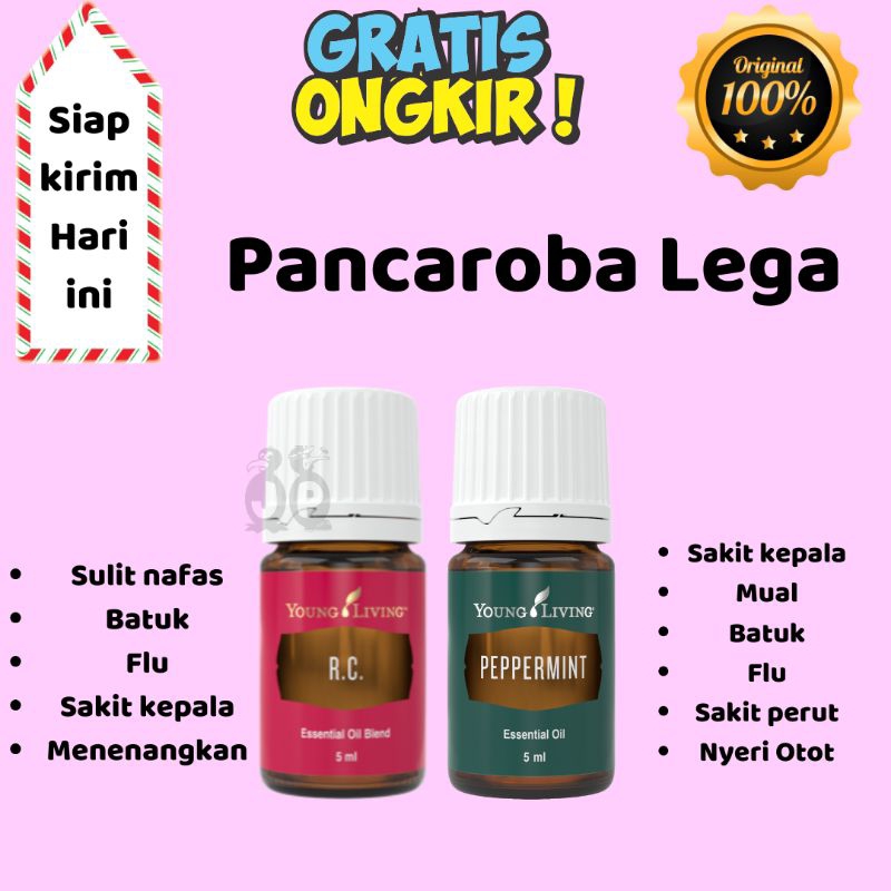 Jual OIL PANCAROBA LEGA RC DAN PEPPERMINT OIL 5 ML UNTUK NAFAS LEGA ...