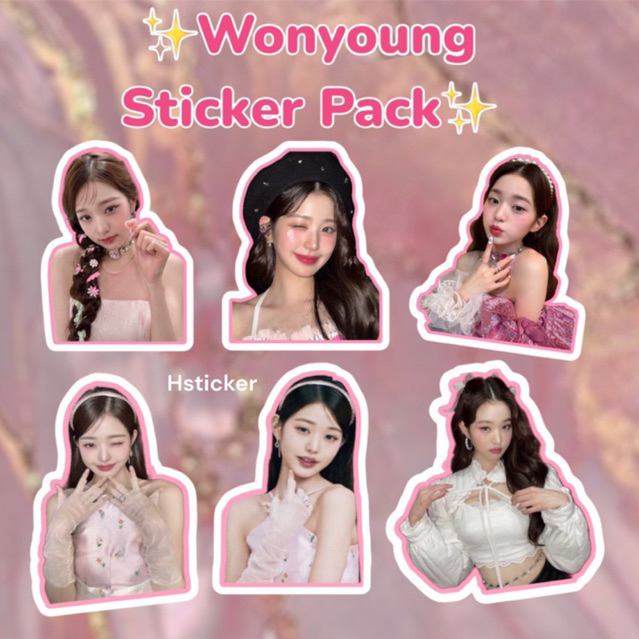 Jual STIKER Wonyoung Ive ( Sudah cutting ) Glossy Cute Deco Anti Air / Sticker kpop | Shopee ...